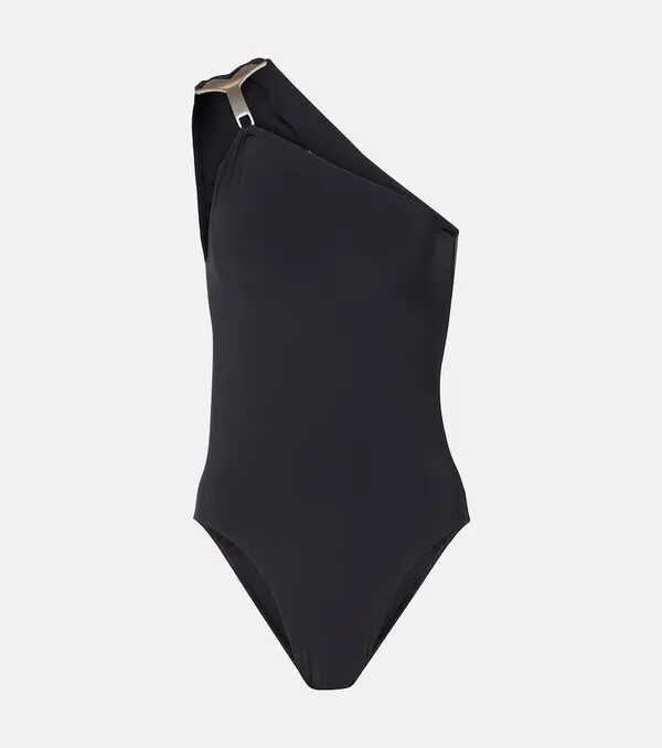 Rick Owens One-shoulder Swimsuit - Black