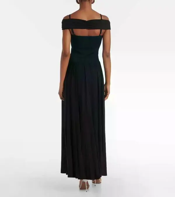 Simkhai Amarantha Off-Shoulder Maxi Dress - Black - 60% Off | Editorialist