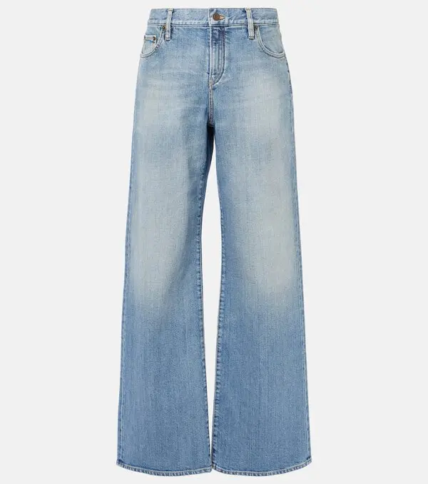 Ralph Lauren Mercer Wide-leg Jeans - Blue