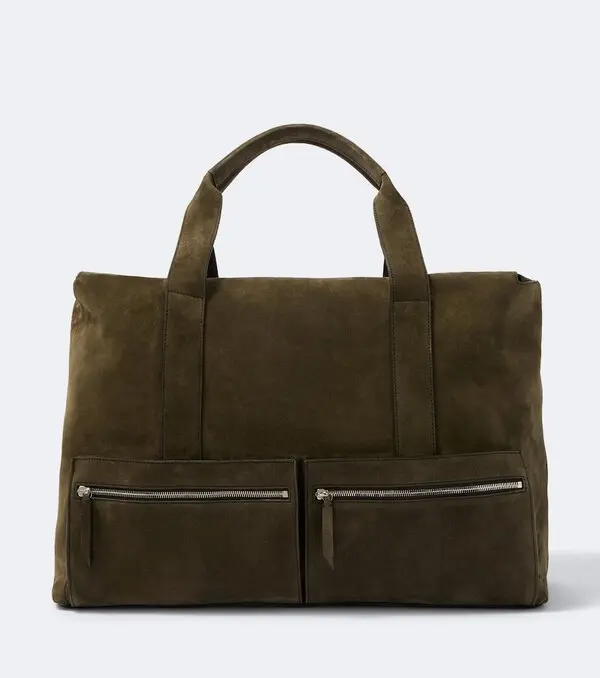 METIER Métier Racer 53 Suede Duffle Bag - Green