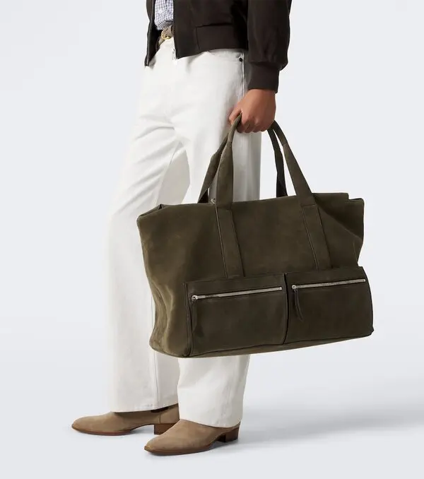 METIER Métier Racer 53 Suede Duffle Bag - Green
