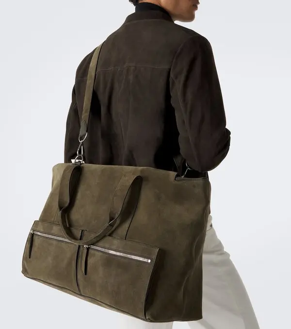 METIER Métier Racer 53 Suede Duffle Bag - Green