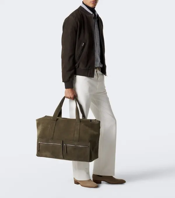 METIER Métier Racer 53 Suede Duffle Bag - Green
