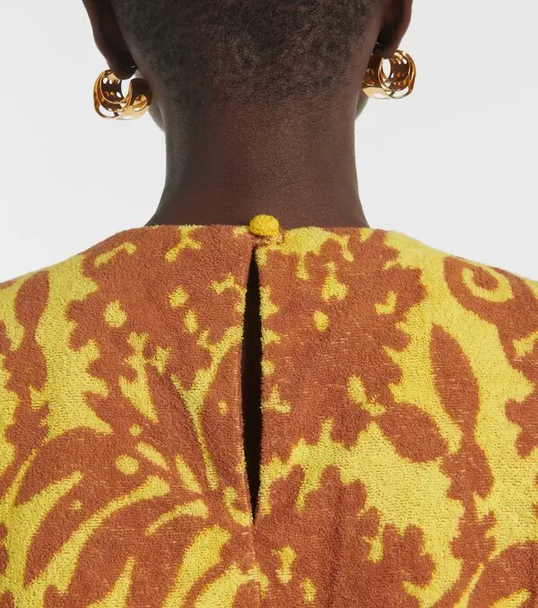 ALEMAIS Alémais Amarillo Printed Crop Top