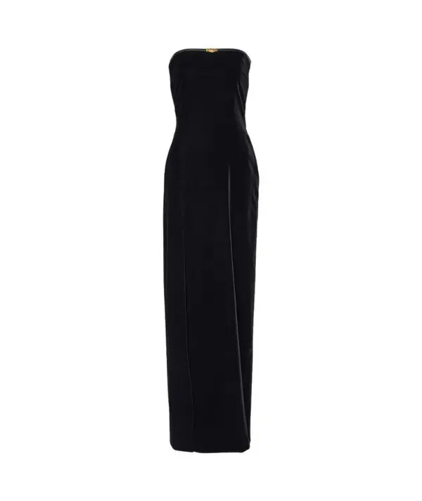TOM FORD Strapless Velvet Gown - Black