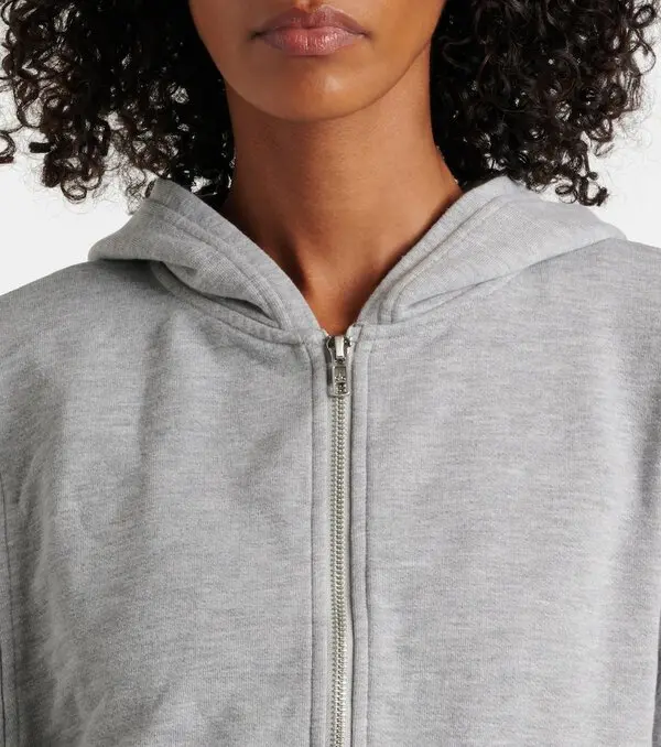 Alo Yoga Sweet Escape Cotton-Blend Hoodie - Grey | Editorialist