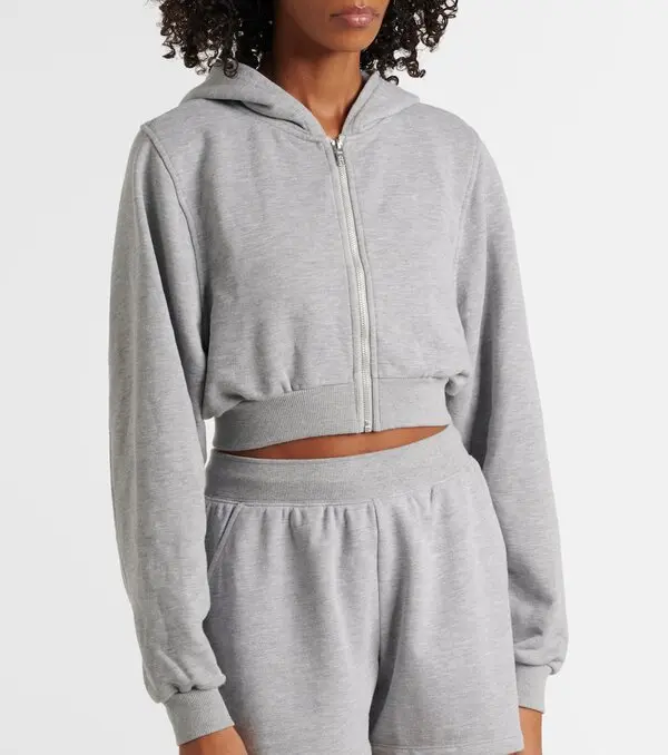 Alo Yoga Sweet Escape Cotton-Blend Hoodie - Grey | Editorialist