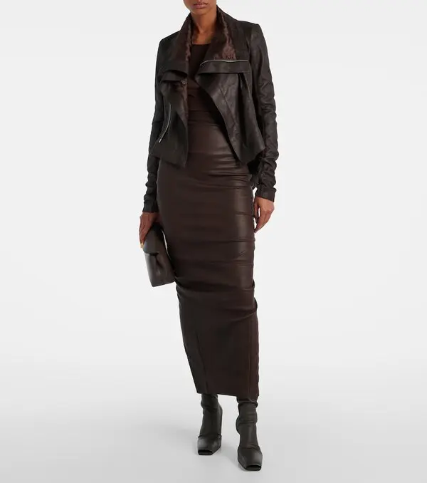 Rick Owens Dirt Pillar Maxi Skirt