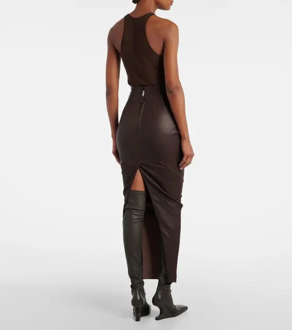 Rick Owens Dirt Pillar Maxi Skirt