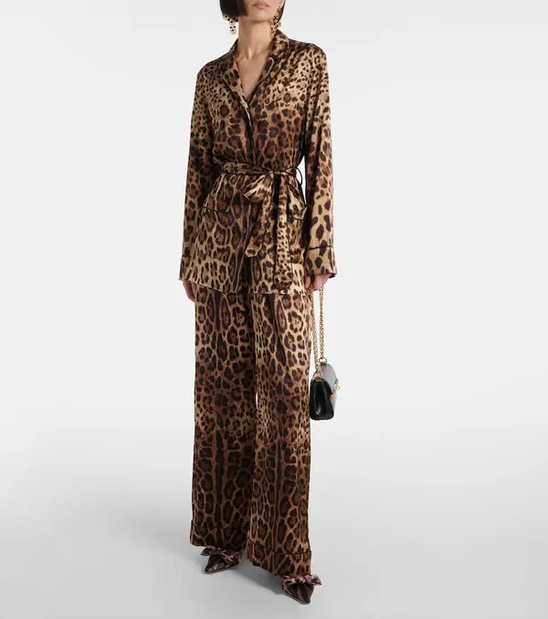 Dolce & Gabbana Leo 30 Printed Satin Slingback Pumps - Multicoloured