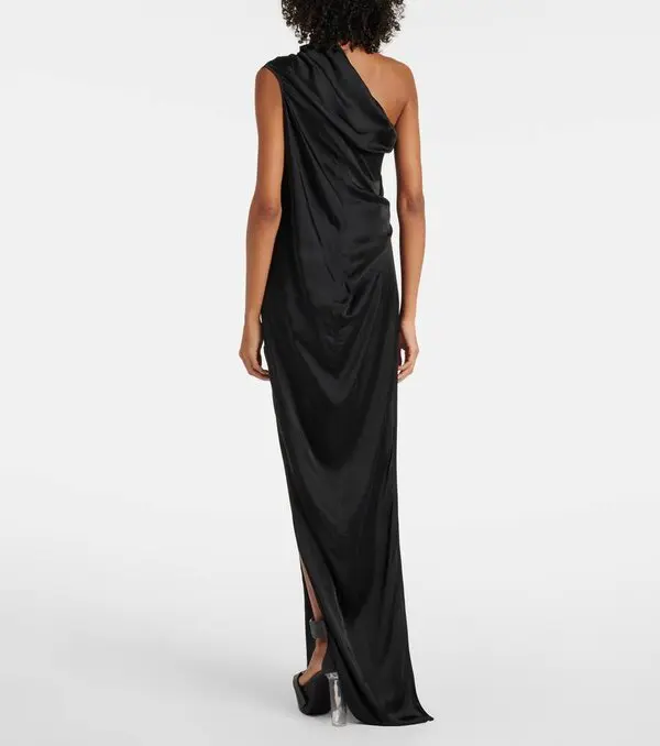 Rick Owens Athena One-shoulder Maxi Dress - Black
