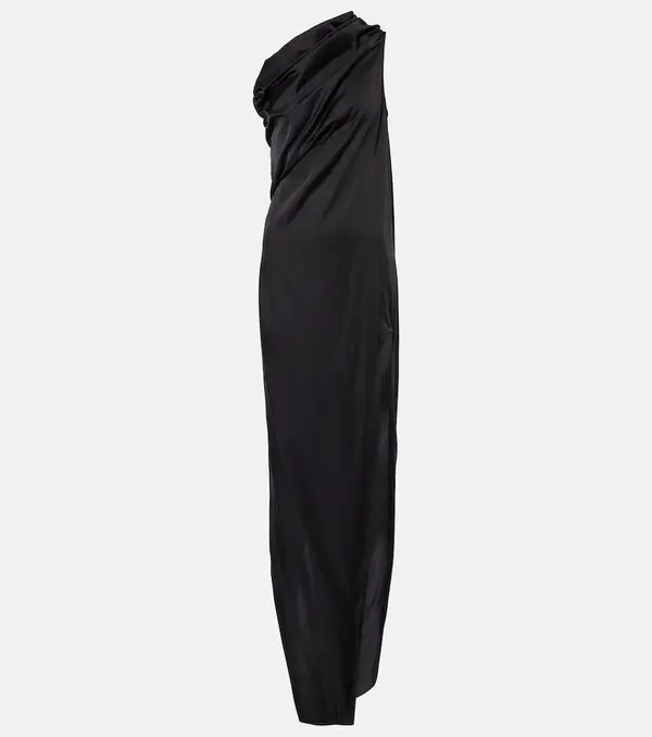 Rick Owens Athena One-shoulder Maxi Dress - Black