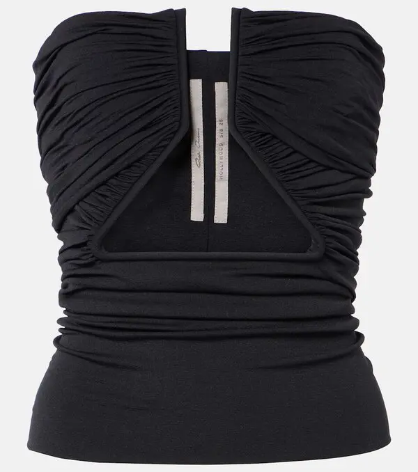 Rick Owens Jersey Bustier - Black