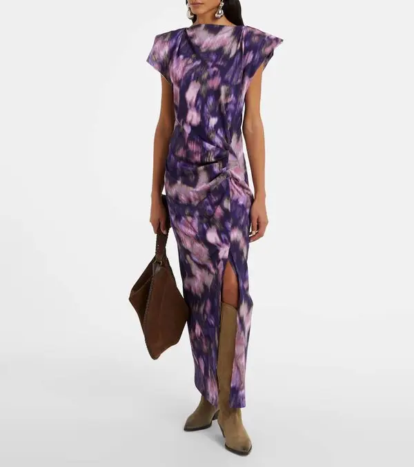 MARANT ETOILE Nadela Printed Maxi Dress