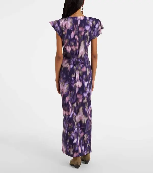 MARANT ETOILE Nadela Printed Maxi Dress