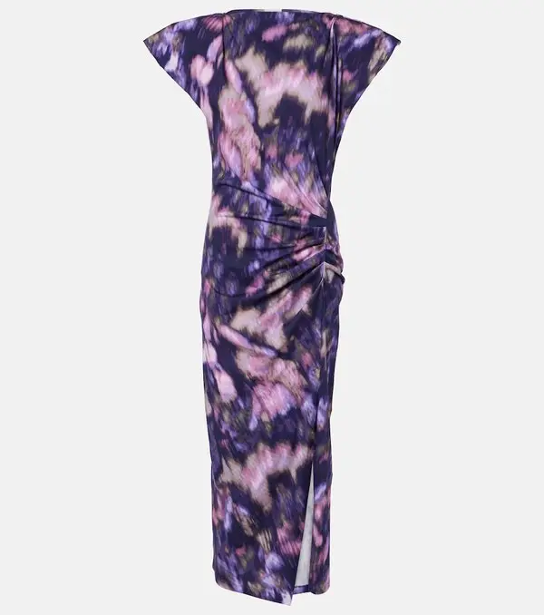 MARANT ETOILE Nadela Printed Cotton Jersey Maxi Dress - Multicoloured