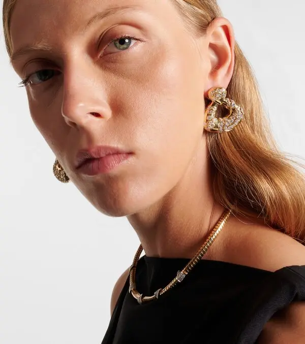 Marina B 18kt Yellow Diamond Earrings