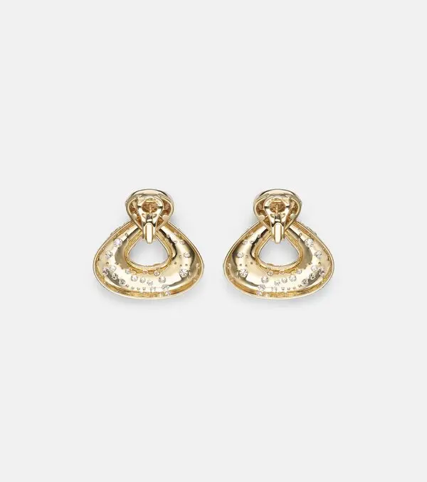 Marina B 18kt Yellow Diamond Earrings