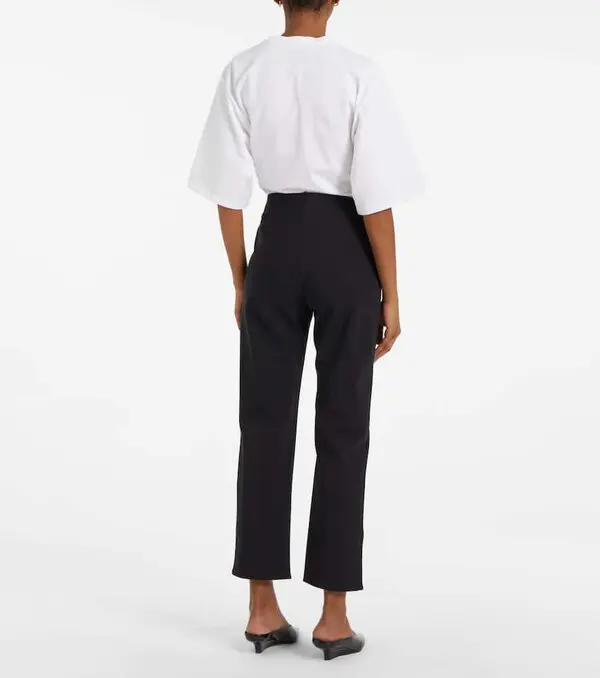 RÓHE Scuba Cropped Slim Pants