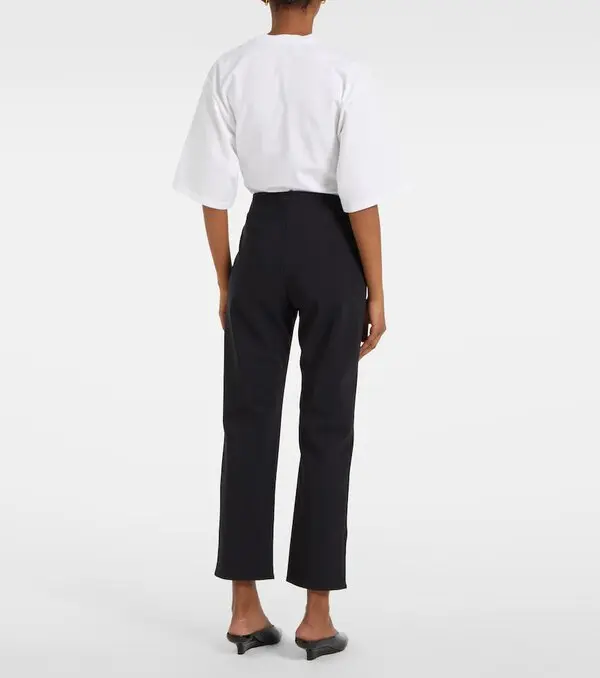 RÓHE Scuba Cropped Slim Pants