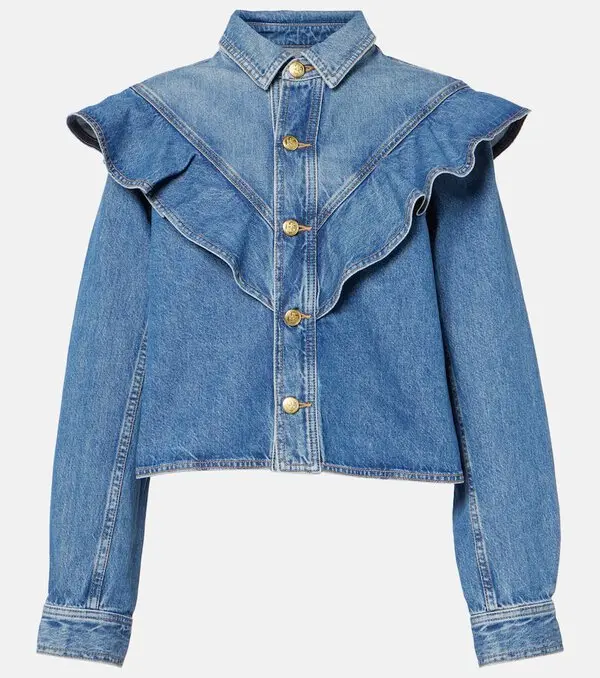 Ulla Johnson Mathilde Denim Shirt - Blue