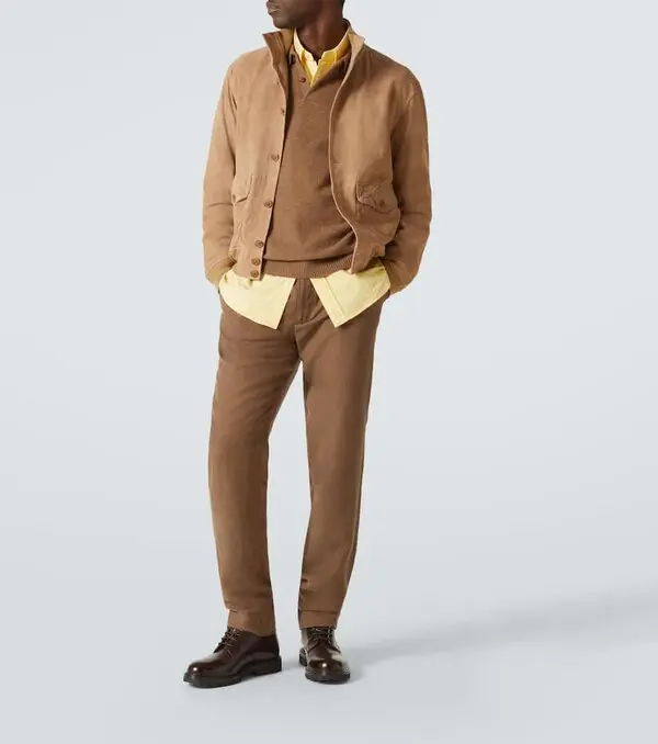 Polo Ralph Lauren Suede Bomber Jacket