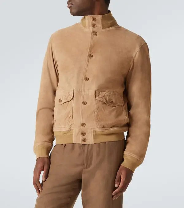 Polo Ralph Lauren Suede Bomber Jacket
