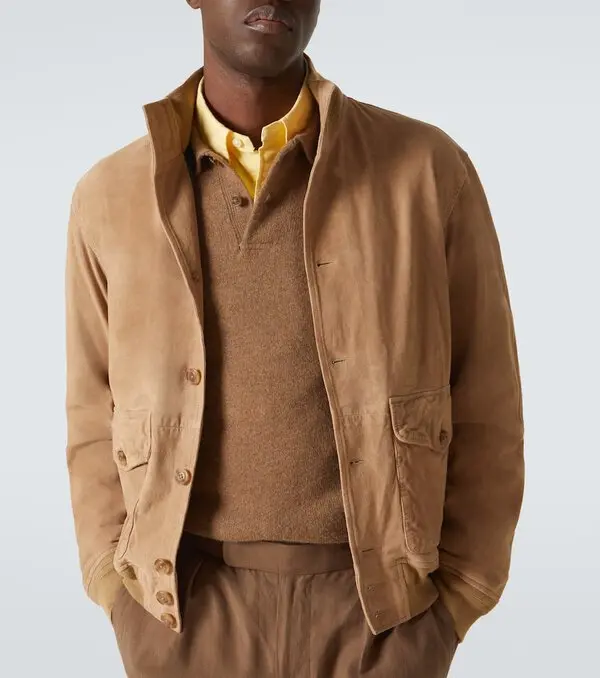 Polo Ralph Lauren Suede Bomber Jacket
