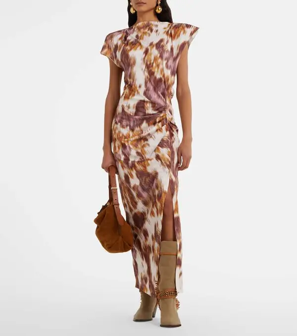 MARANT ETOILE Nadela Printed Maxi Dress