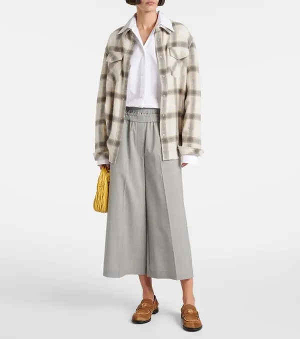 GOD'S TRUE CASHMERE Moon Plaid Shirt - Multicoloured