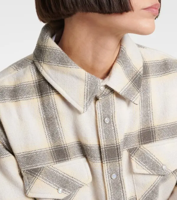GOD'S TRUE CASHMERE Moon Plaid Shirt - Multicoloured