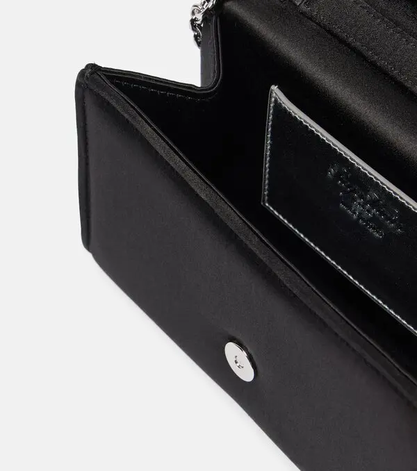 ROGER VIVIER Pilgrim Micro Embellished Shoulder Bag - Black