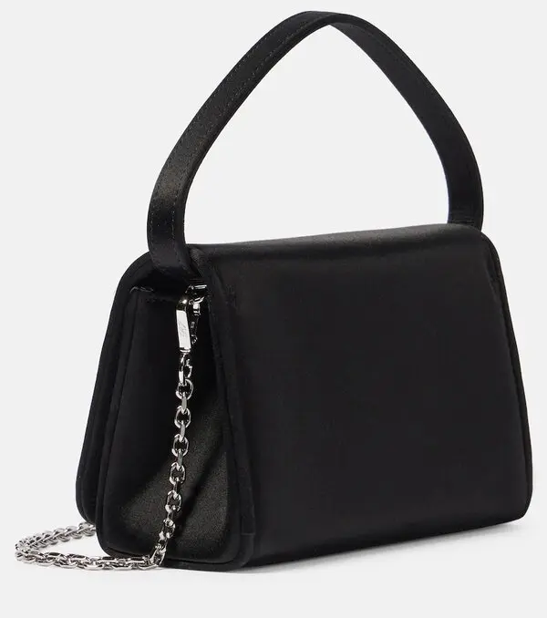 ROGER VIVIER Pilgrim Micro Embellished Shoulder Bag - Black
