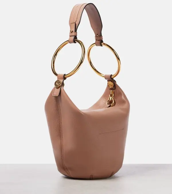 Chloé Small Leather Shoulder Bag - Brown