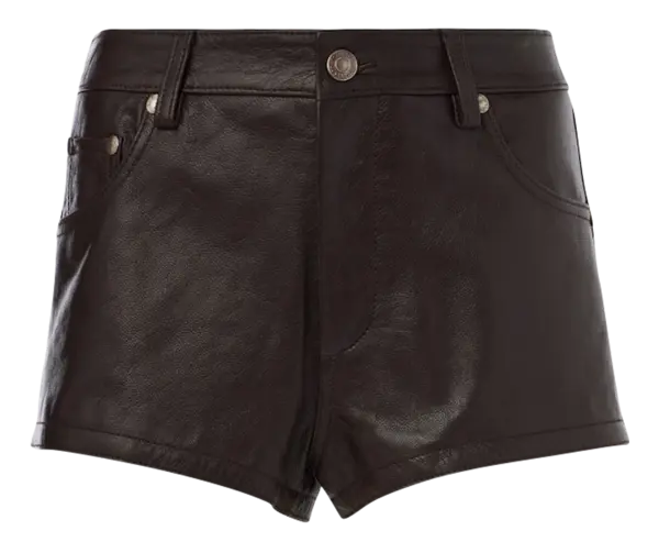 TOM FORD Leather Shorts - Brown