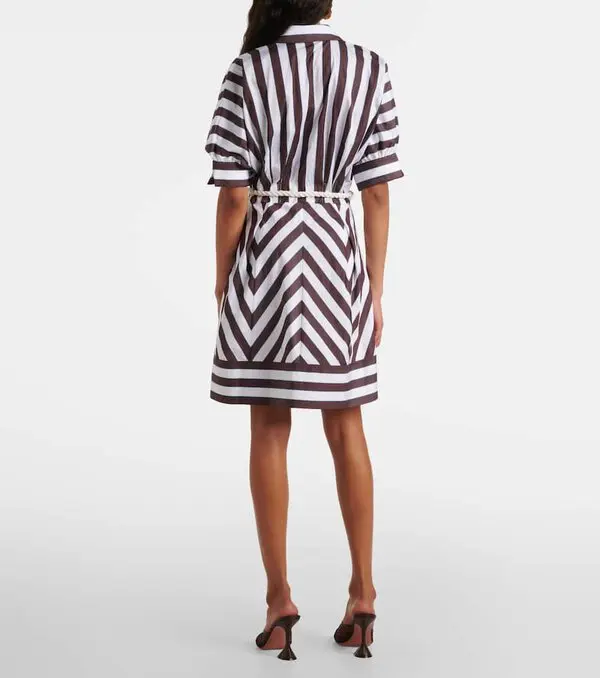 Rebecca Vallance Pippa Striped Cotton Minidress