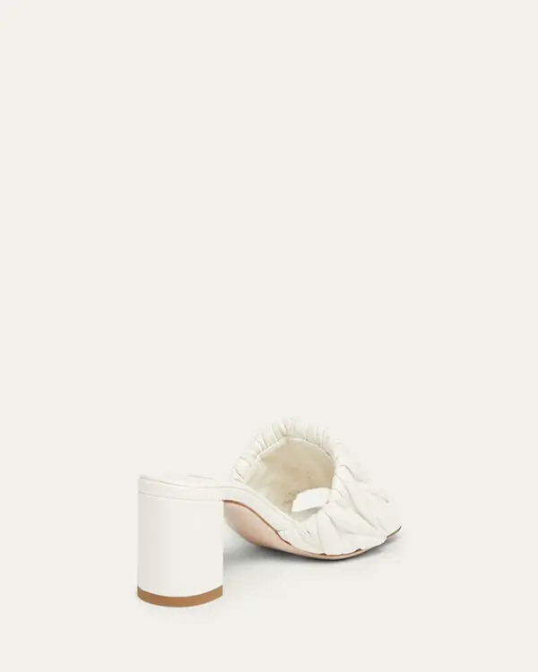 Miu Miu Quilted Leather Mule Sandals