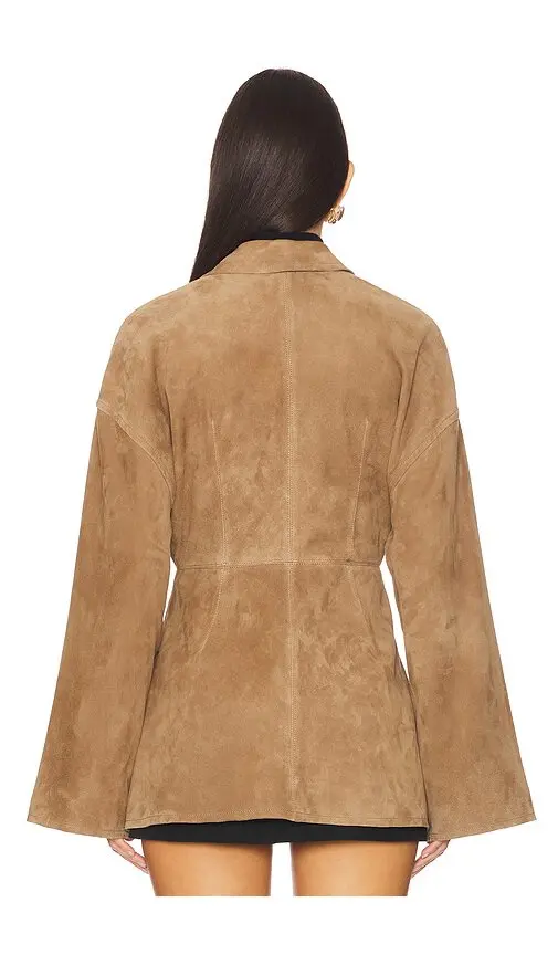 EAVES Salta Suede Jacket - Tan