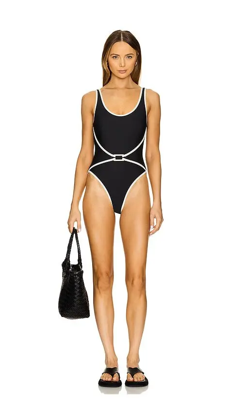 Solid & Striped Melanie One Piece - Noir