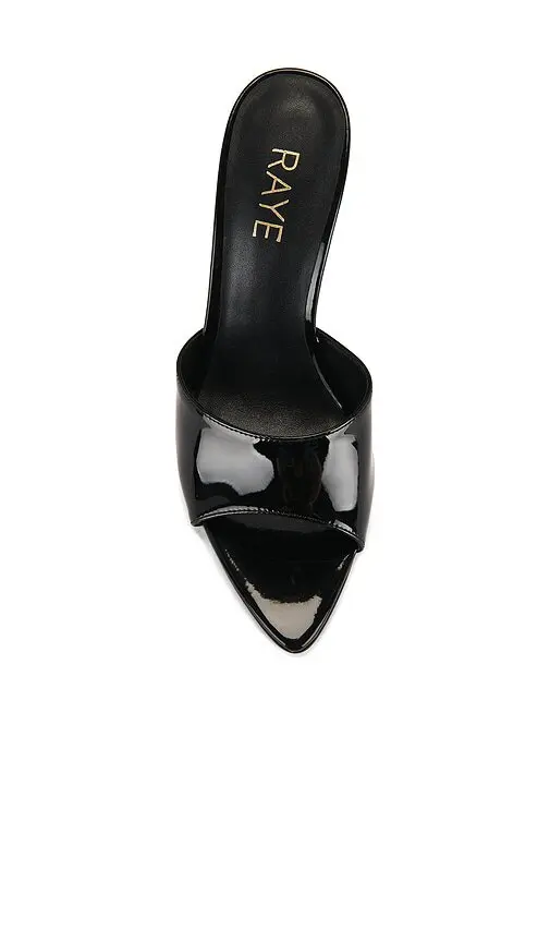 Raye Cristina Sandal - Black Patent
