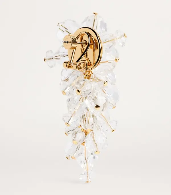 Carolina Herrera Beaded Cluster Earrings