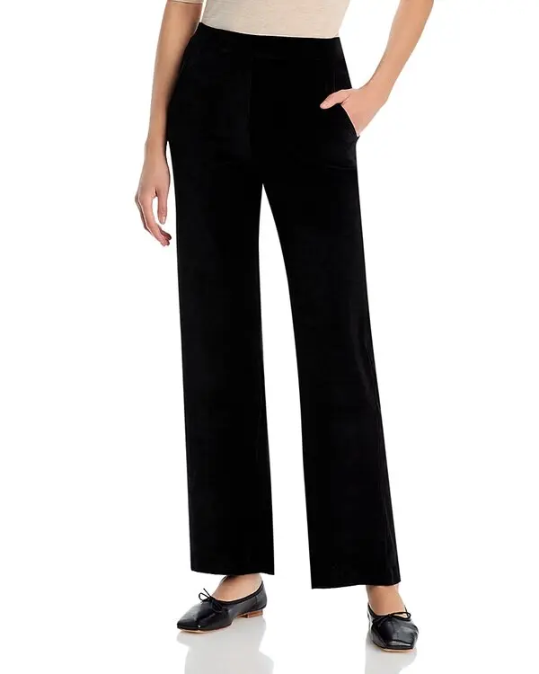 Majestic Filatures Velour Wide-leg Pants
