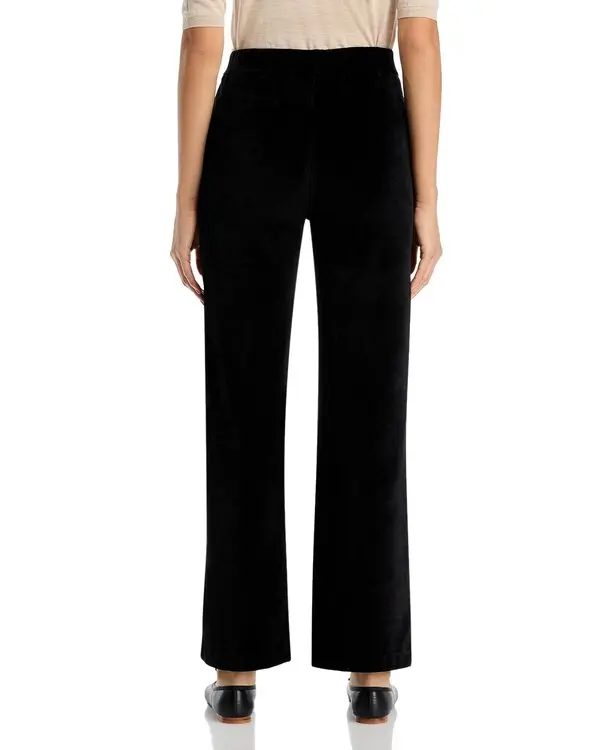 Majestic Filatures Velour Wide-leg Pants