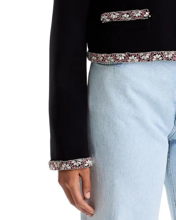 Cinq À Sept Sunburst Stacked Collarless Jacket