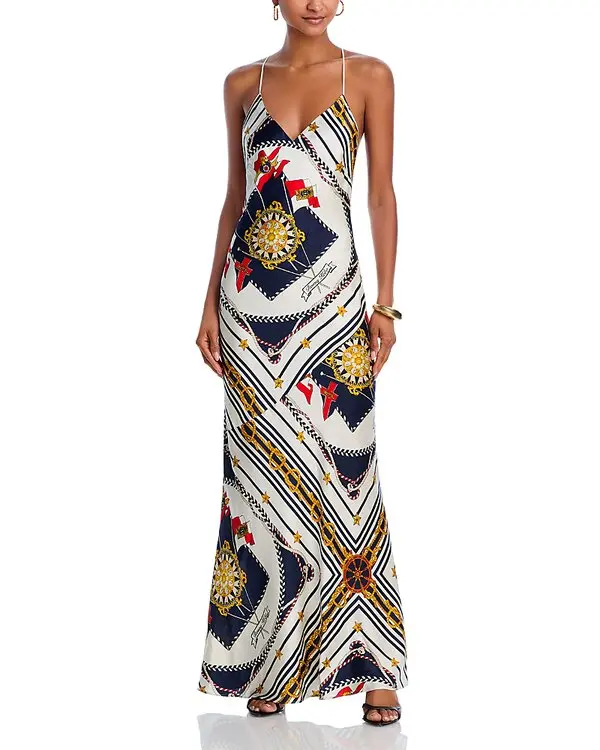 Ronny Kobo Bethie Maxi Dress - Multi Scarf