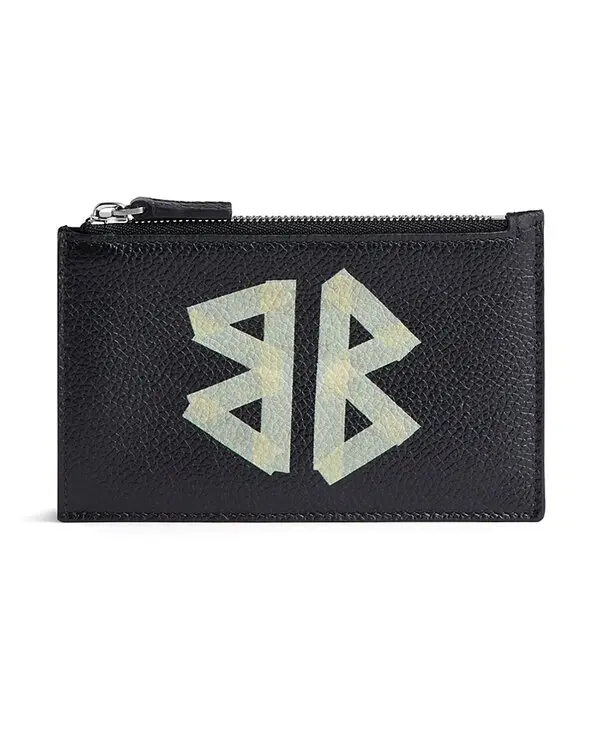 Balenciaga Cash Long Coin And Card Holder - Black