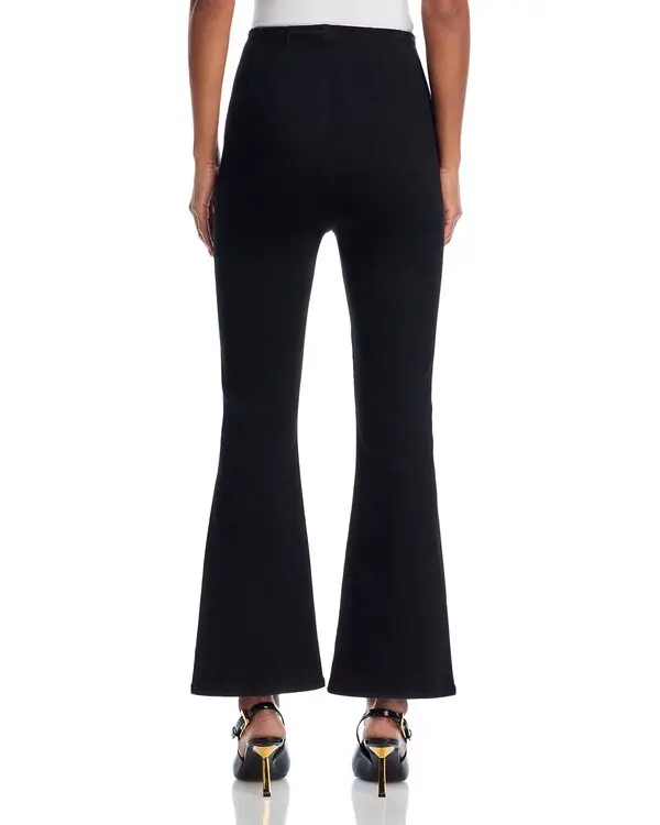 Veronica Beard Carson Off Duty Flare Ankle Jeans - Onyx