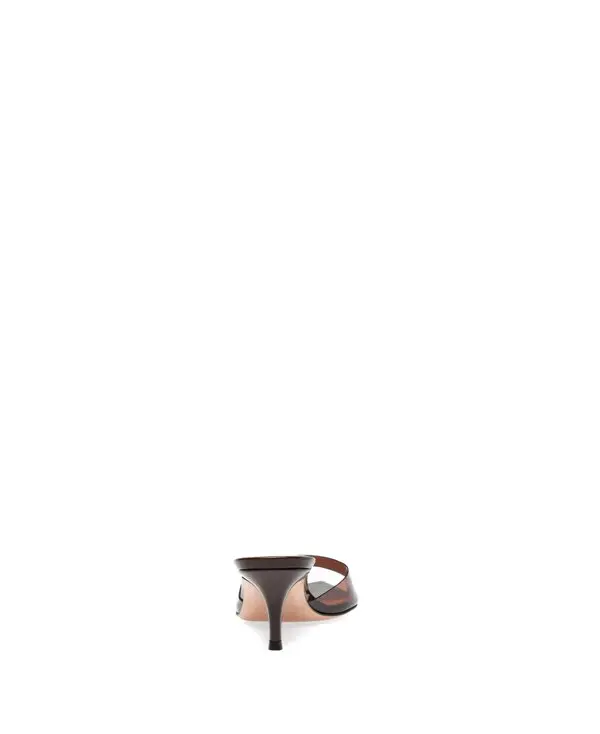 GIANVITO ROSSI Elle 55 Mules - Brown