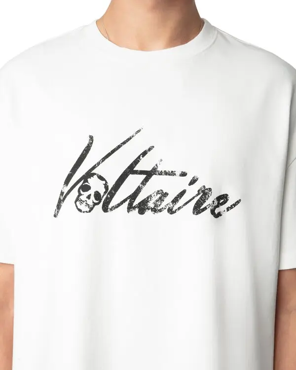 Zadig&Voltaire Teddy Cotton Voltaire Graphic Tee