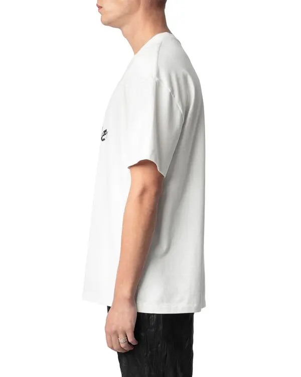 Zadig&Voltaire Teddy Cotton Voltaire Graphic Tee